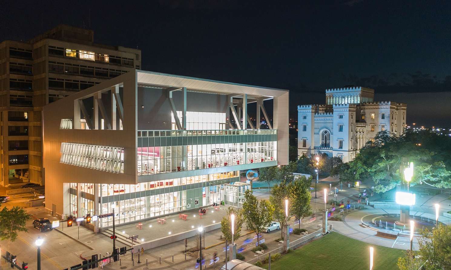 River Center Branch Library Baton Rouge - WHLC Architecture