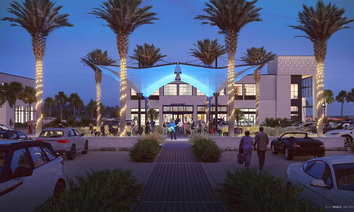 Beach-Side Commercial Square - WHLC Architecture