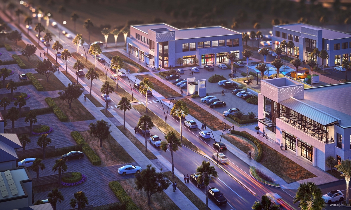 Beach-Side Commercial Square - WHLC Architecture